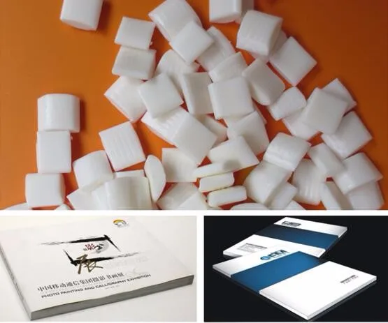 White Color Hotmelt Adhesive Granules Hot Melt Book Binding Glue For ...