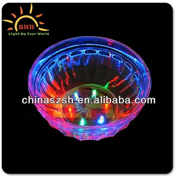 Led Multicolor Flashing Light Up Bowl For Decoration - Buy Flashing ...