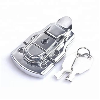 Drawbolt Medium Chrome-plated Lockable Briefcase Latch Wooden Box Latch ...