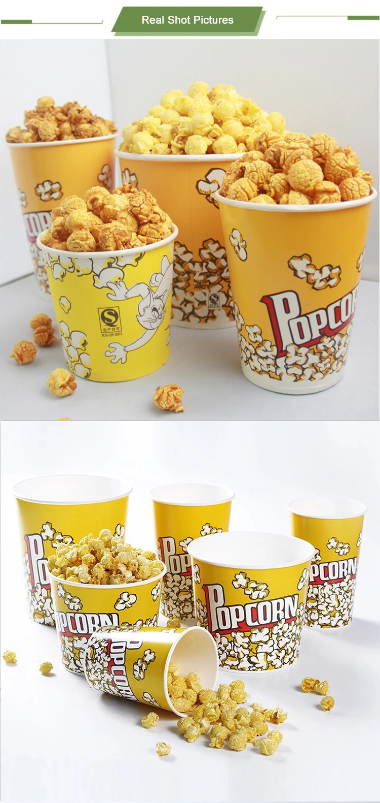 Custom Printed Eco Friendly Popcorn Packaging Cup Popcorn Box Buy