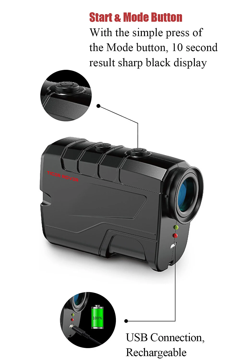 1000m Military Laser Optical Rangefinder Binoculars - Buy Military ...