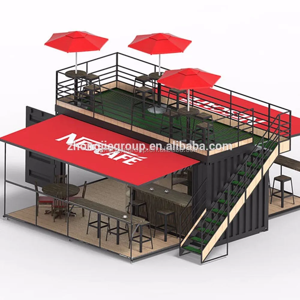 Modular Container Coffee Shop,Prefabricated Restaurant,Container House ...