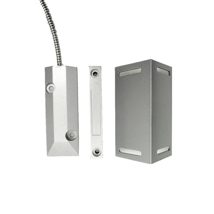 Burglar Alarm Surface Mounted Polished Aluminum Oki Reed Switch Wired ...