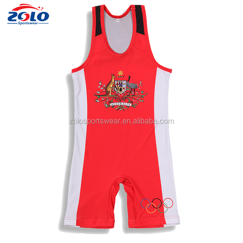 Yellow Cool Cheap Puerto Rico Wrestling Singlets - Quick Dry, Stretch