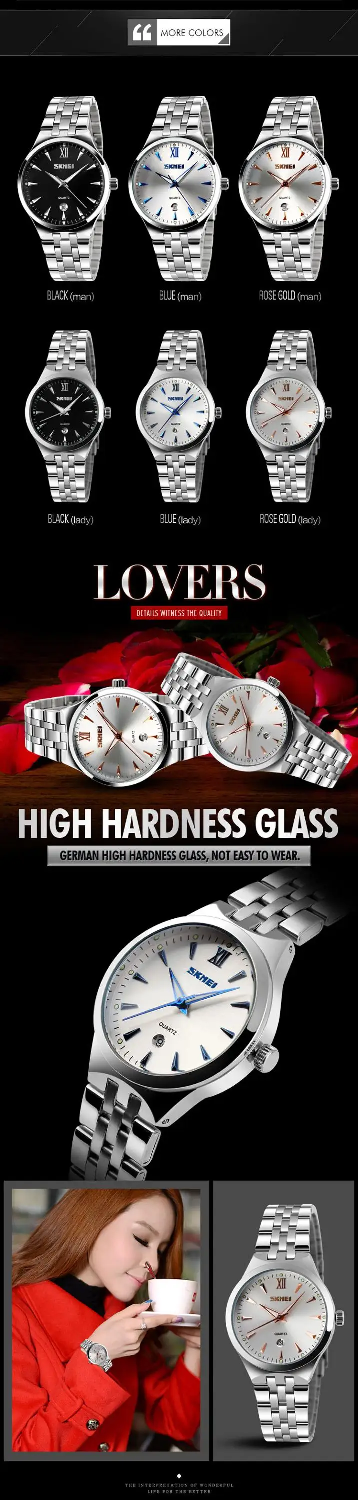 Skmei 9071 High Quality Custom Watch Japan Movt Quartz Watch Stainless ...