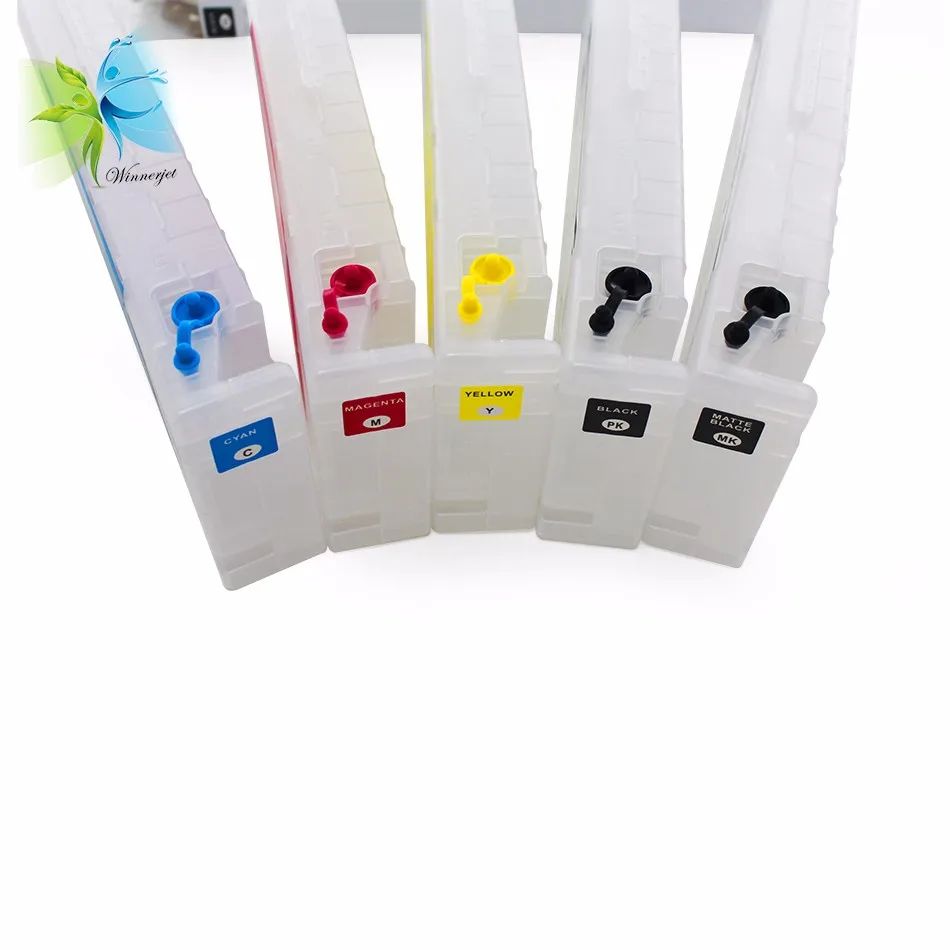 5 Colores/set T6941-t6945 T6941 Cartucho De Tinta Recargable Para For ...