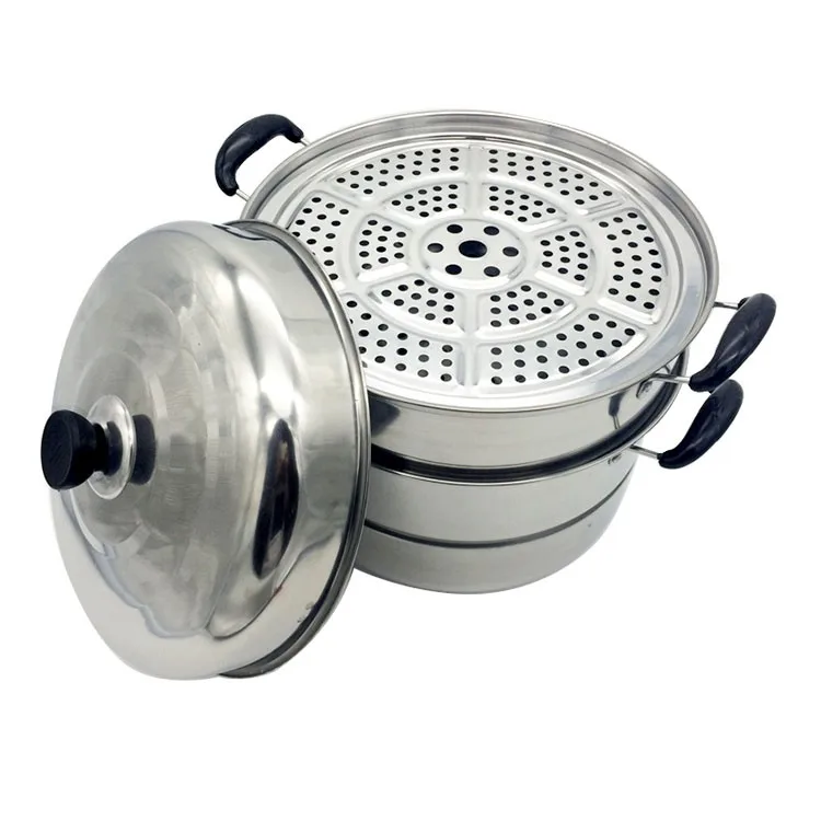 Wholesale Deep Double-Ply Stainless Steel Steamer Baskets