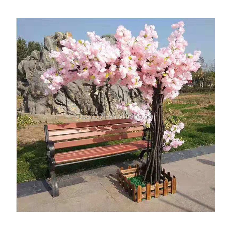 Wholesale Festival Outdoor Artificial Indoor Cherry Blossom Stems Tree ...