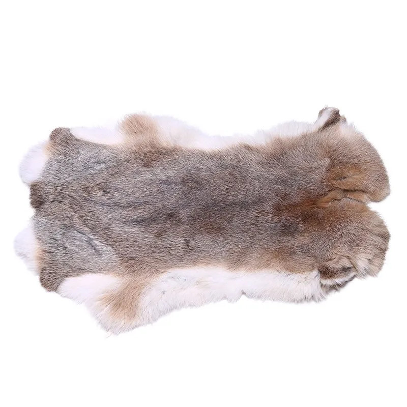Natural Color Finished Genuine Rabbit Skins Fur Pelt - Buy Genuine ...