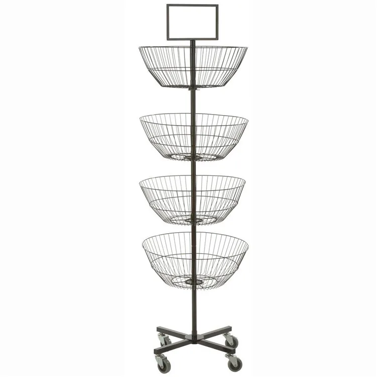 New Arrival Rotating Metal Display Rack Wire Display Stand Spinner With ...