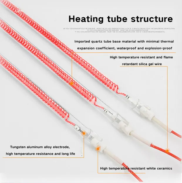 Electric Far Infrared Carbon Fiber Quartz Heating Rod - Buy Carbon ...