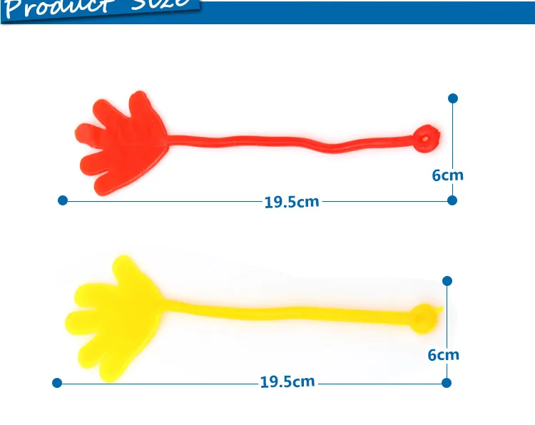 Hot Selling Novelty Small Tricky Sticky Hand TPR China Factory Toys for ...