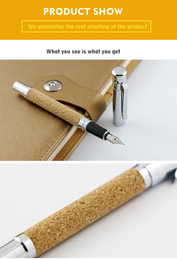 Pluma de madera blanda ecológica con clase, pluma estilográfica ...
