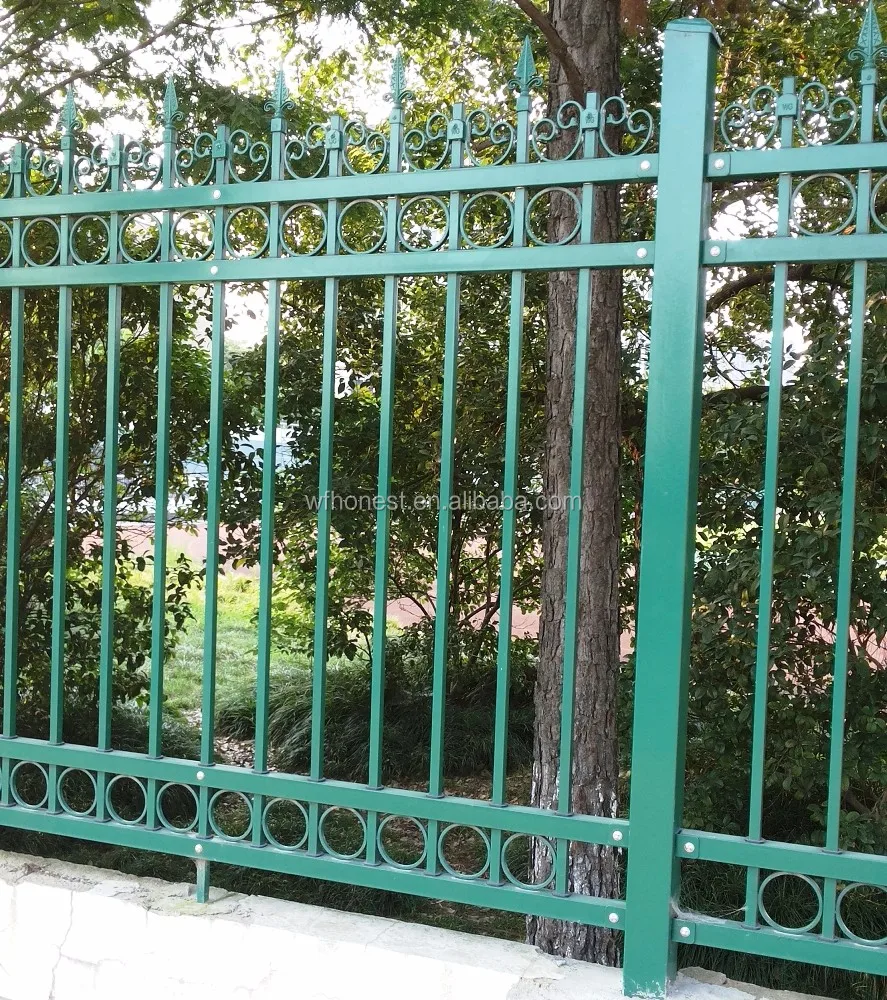 China Factory Direct Sale Unclimbable Zinc Steel Fence Residence ...
