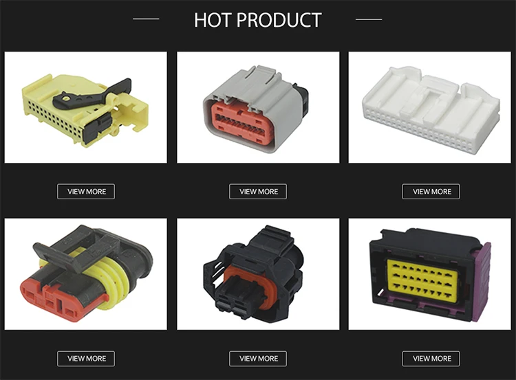 12059183 12059185 2 Pin Female Auto Electrical Connector For Bus ...