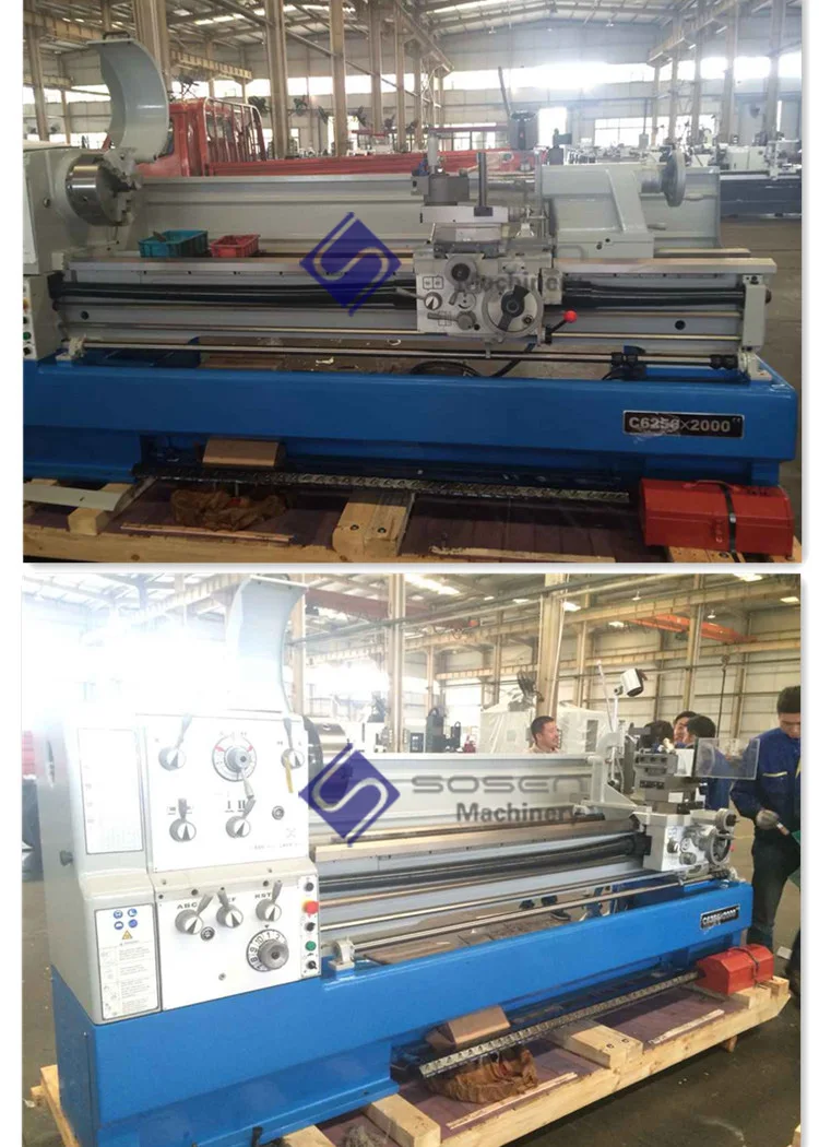 C6256x3000 Metal Horizontal Lathe Machine DRO - 3000mm Center Distance ...