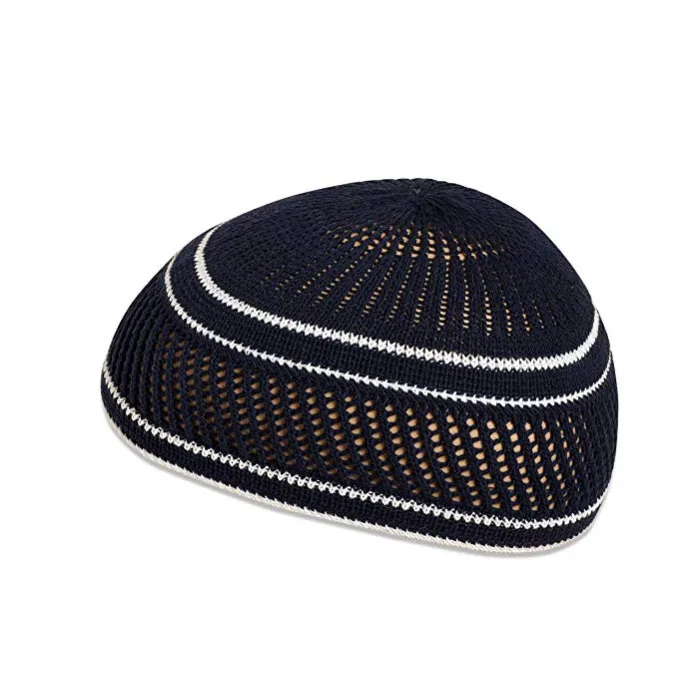 Muslim Skull Cap - 100% Cotton Kufi Chemo Hat for Unisex Sports ...