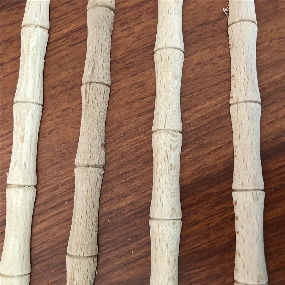 Furniture Ornament Beech Turned Bamboo Moulding Trim