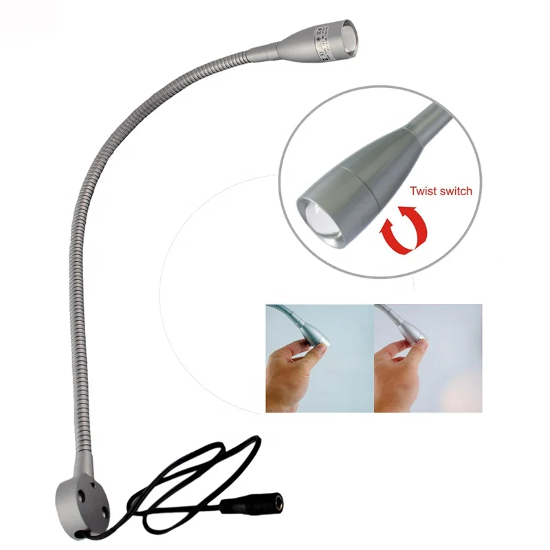 Flexible Snake LED Reading Lamp for Bed Head - SC-E101