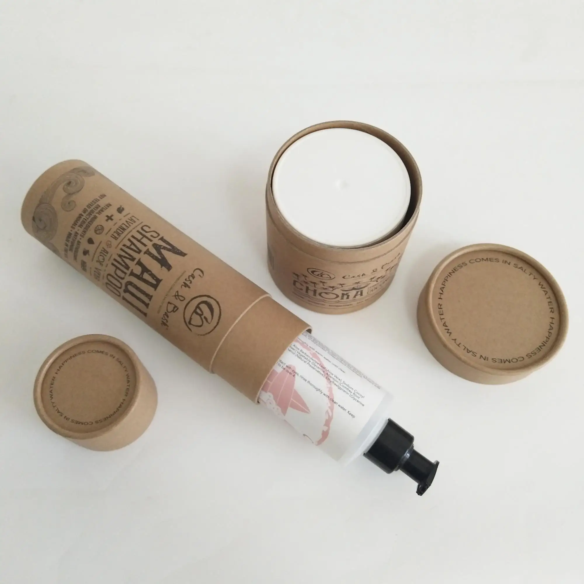 Customizable Gift Cardboard Boxes - Kraft Paper Tubes