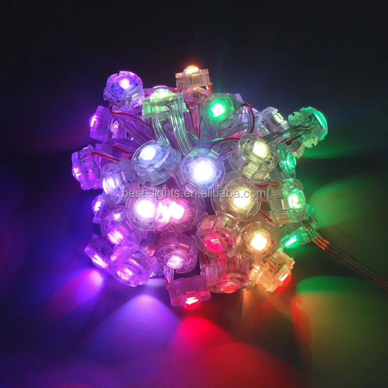 12V 26mm Outdoor Waterproof Led Pixel WS2811 Seven Color Dmx Led Pixel ...