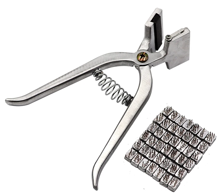 Pig Farm Equipment Veterinary Instruments Animal Pig Ear Tattoo Pliers ...