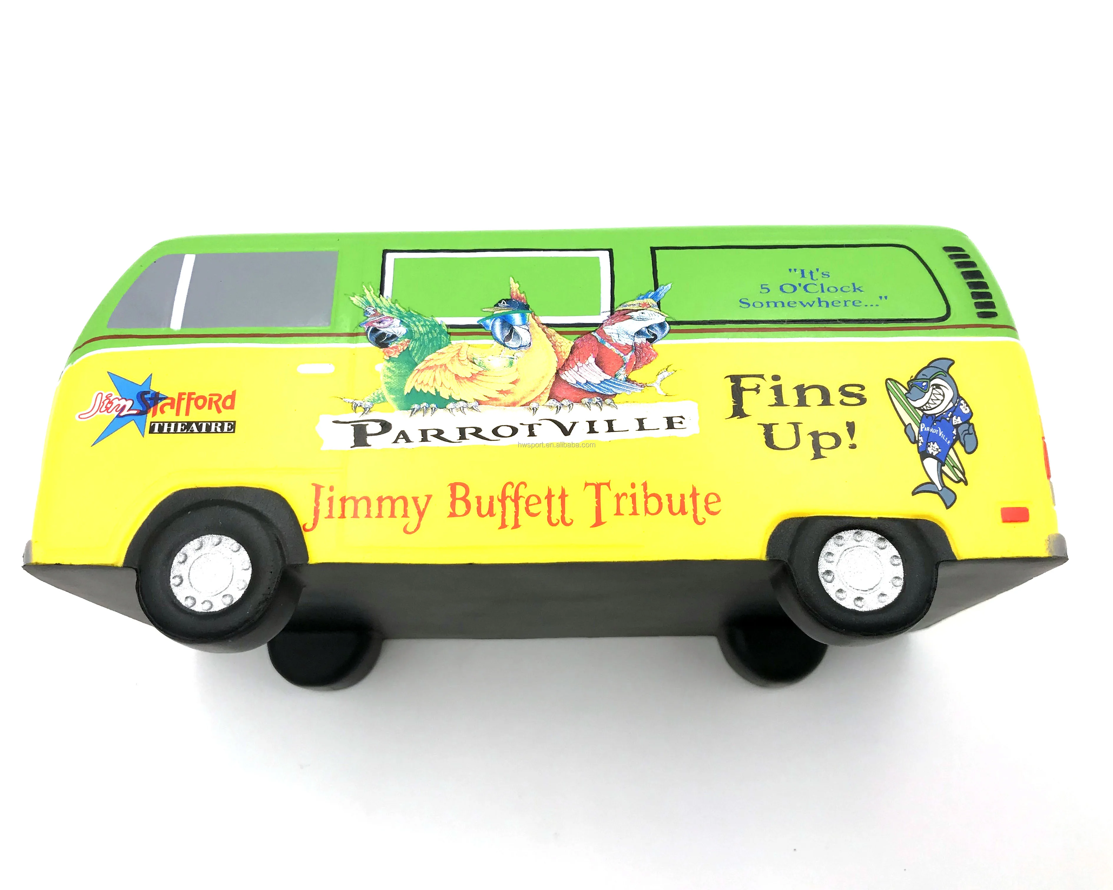 2021 New Design Pu Foam Bus Shaped Stress Ball Promotional Jumbo Custom ...