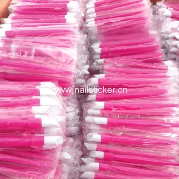 Wholesale Cute Pink Rubber Cuticle Pusher And Nail Cleaner Plastic ...