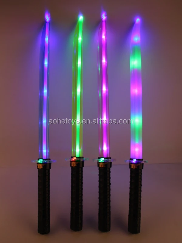 Multi Color Bright Led Light Katana Sword Japanese Samurai Toy - Buy ...
