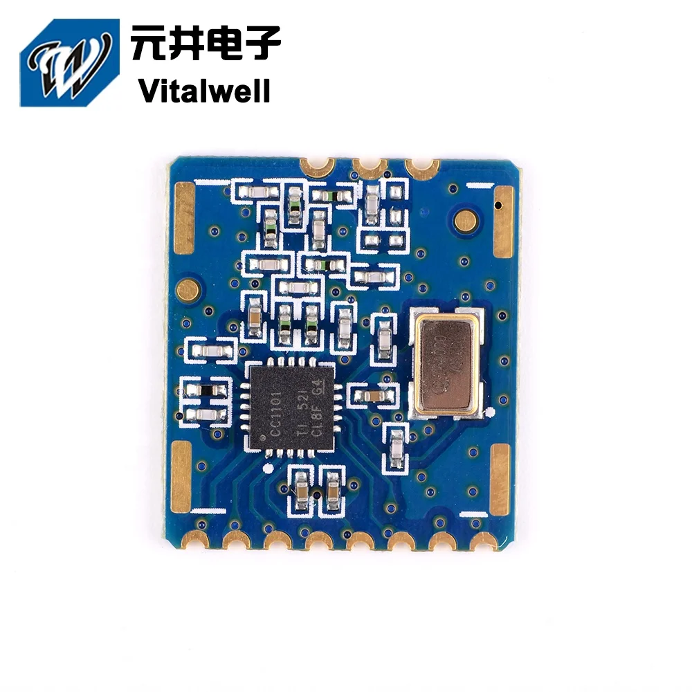 Vw1101m-8 Ti Cc1101 868mhz 10 Mw Ce认证通用无线接收器模块 - Buy 通用无线接收器模块，长距离无线无线电 ...
