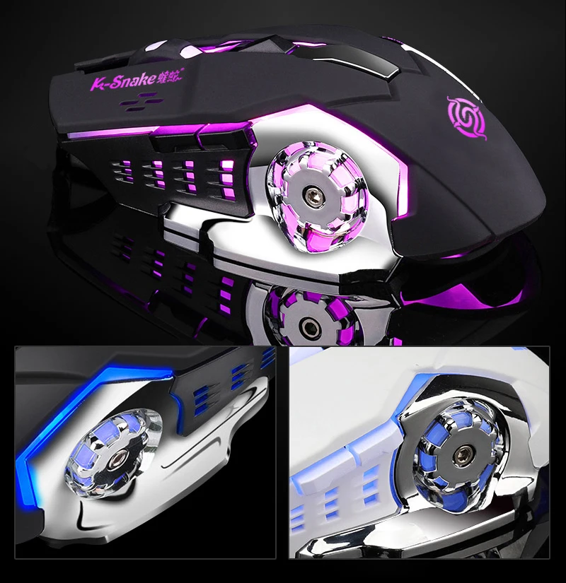 K-snake Bm100 Mouse Ergonômico Sem Fio,Acessórios Para Computador Mouse ...