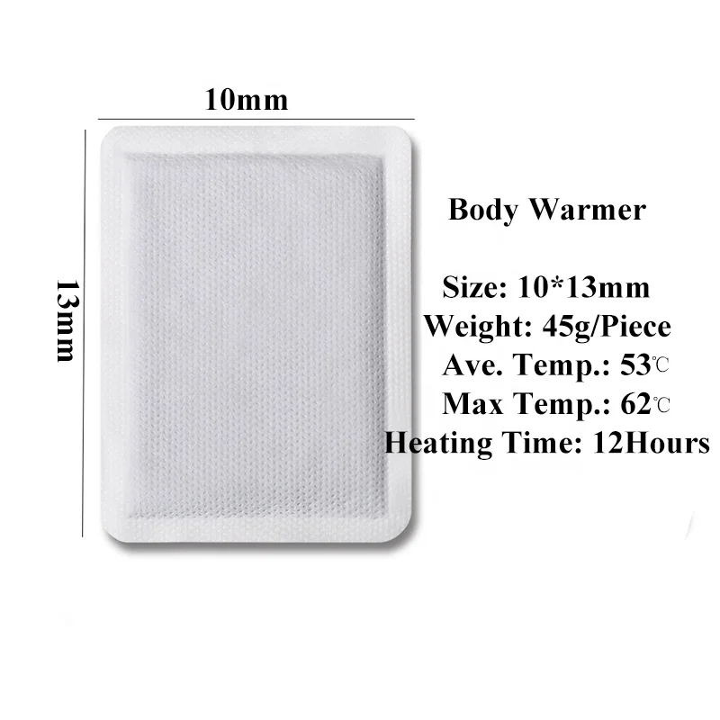 Adhesive Self Heating Body Warmer Heat Patch for Winter
