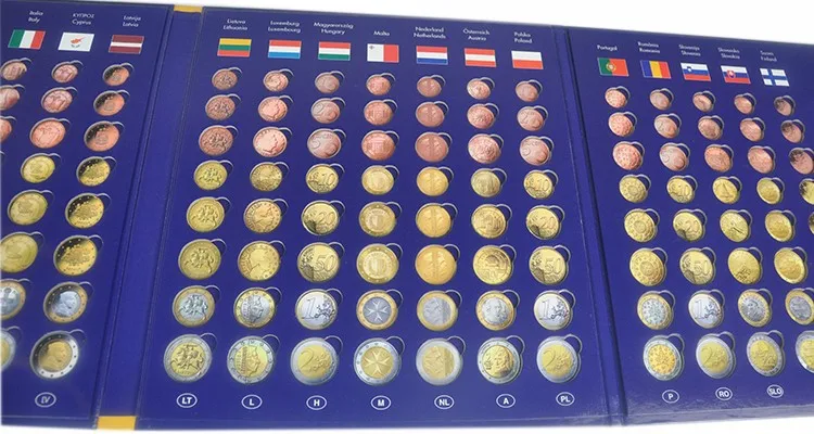 Euro Cent Gold Coin Album Folder - Buy Euro Cent,Gold Coin,Coin Album ...
