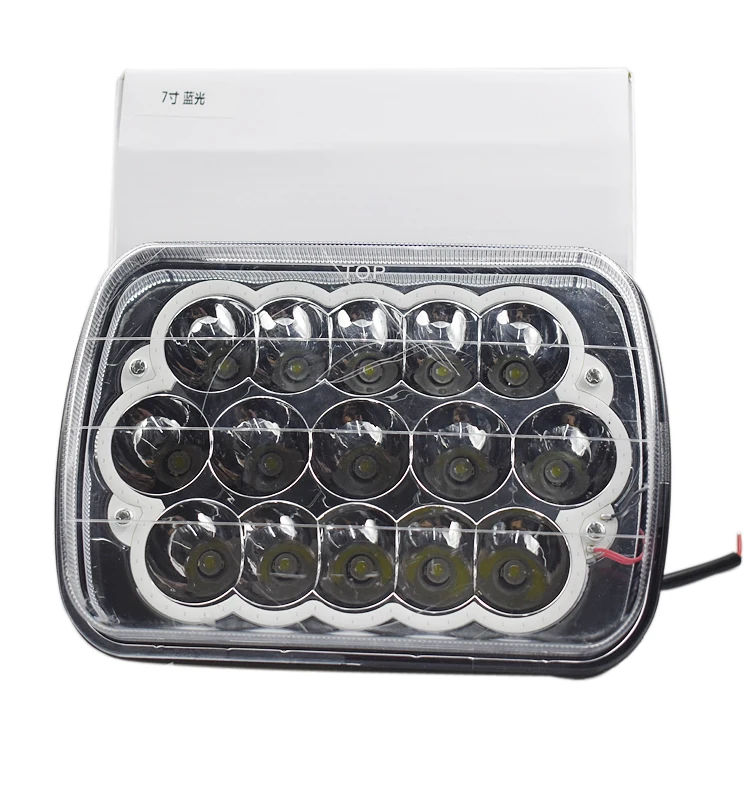 45w 7 Inch Grow Led Work Light Blue Color High Low Beam 12d Waterproof ...