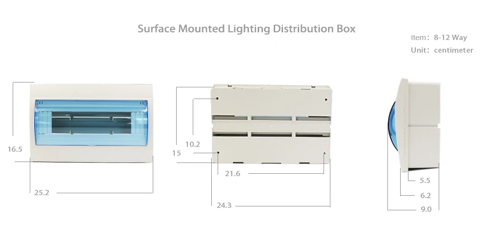 Low Voltage 12 Way Pvc Mcb Outdoor Distribution Panel Box - Buy 12 Way ...