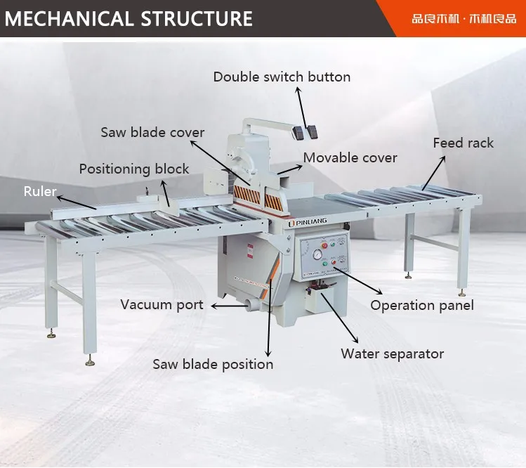 Mj276 Semi Auto Timber Wood Cutting Saw High Efficiency Woodworking ...