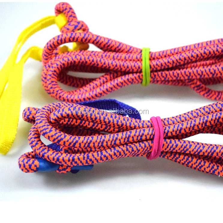 12mm Yellow 300% Elastic Rope Bungee Cord Trampoline Rope With Webbing ...