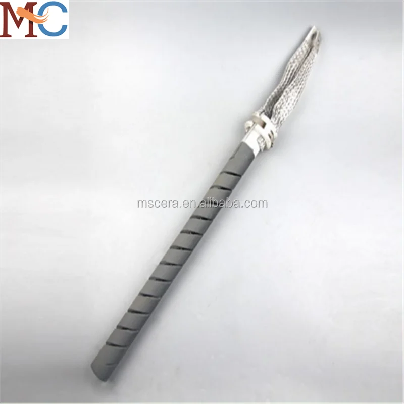 High Resistance Sic Threaded Heat Rod Black Silicon Carbide Rod - Buy ...