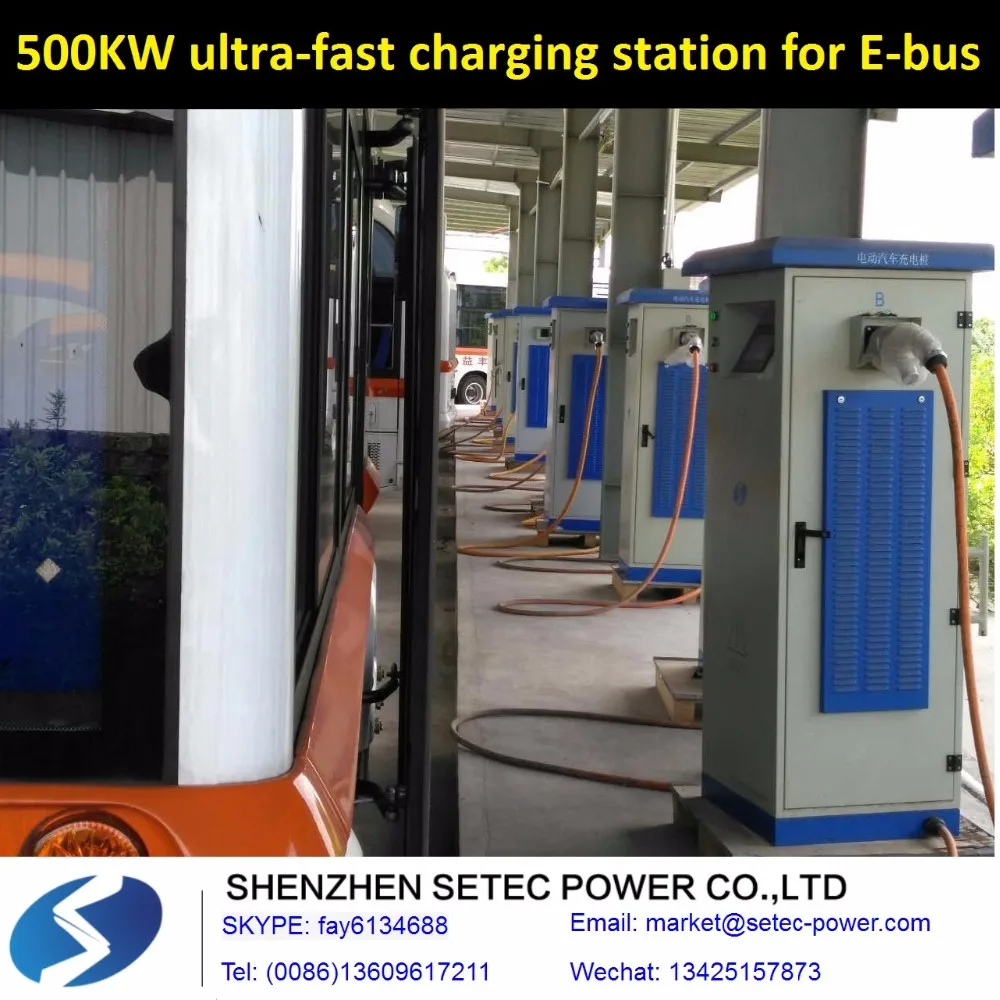60kw Ev Bus Charging Station With Chademo,Ccs And Gb/t For Charging E ...