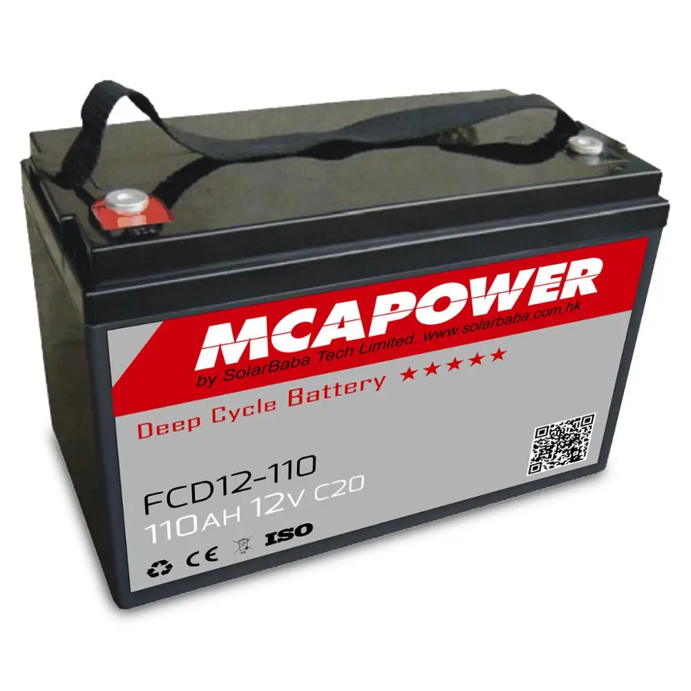 Green Energy 12v 110ah Sealed Lead Acid Battery - Buy High Quality ...