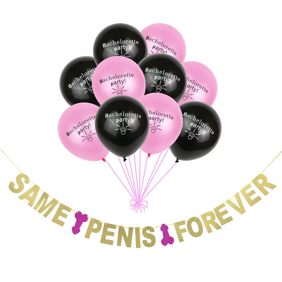 Bachelorette Party Penis Balloon Decoration Hand Latex Balloons Buy