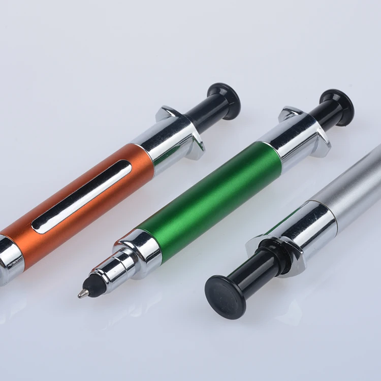 Promotional Custom Advertising Syringe Shaped Nurse Stylus Pen with ...