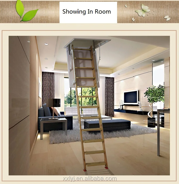 Retractable Deluxe Loft Ladder Stairs - Buy Attic Retractable Stairs ...