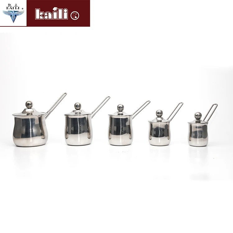 Wholesale Stainless Steel Milk Heating Cooking Pot Without Lid Coffee ...