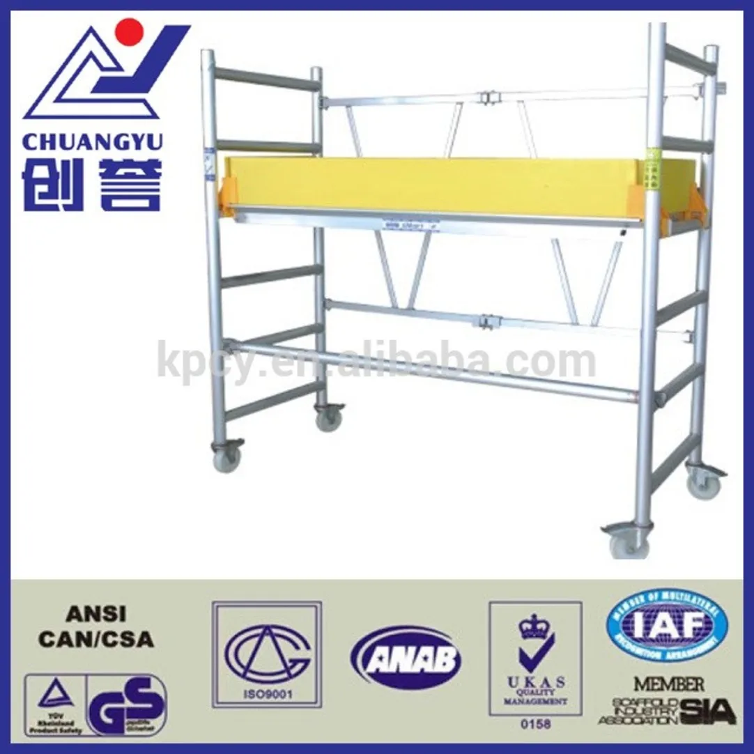 Advanced Level Aluminum Mobile Portable Folding Scaffold With ...