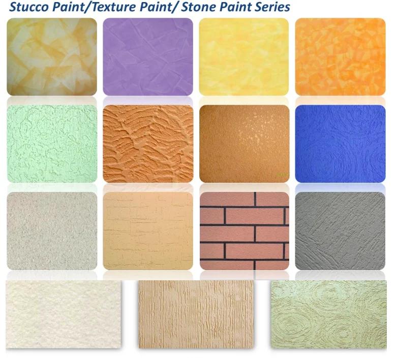 Spraying Nature Stone Texture Paint For Special Decoration Effect Of ...