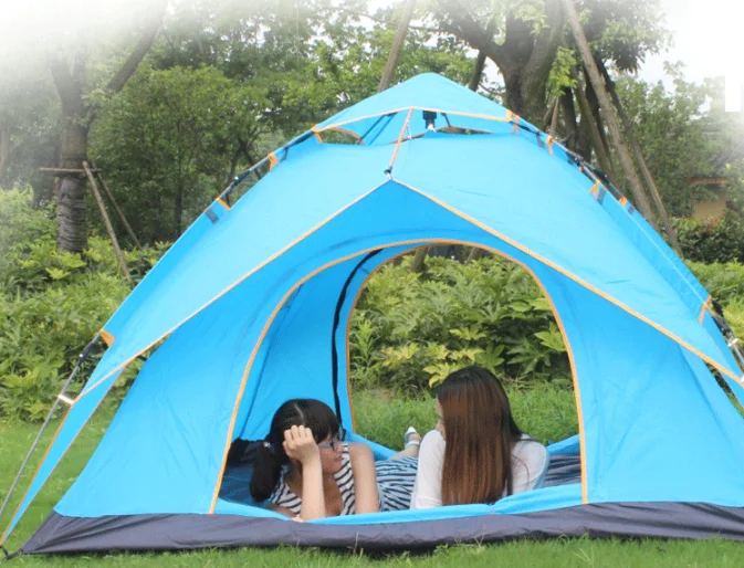 Portable Sound Proof Tent 3-4 People Outdoor Hiking Lightweight Folding ...