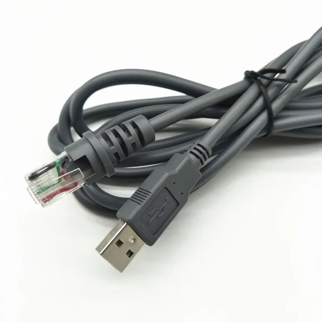 Usb To Rj50 Scanner Cable Laser Bar Code Scanning Gun Data Cable ...