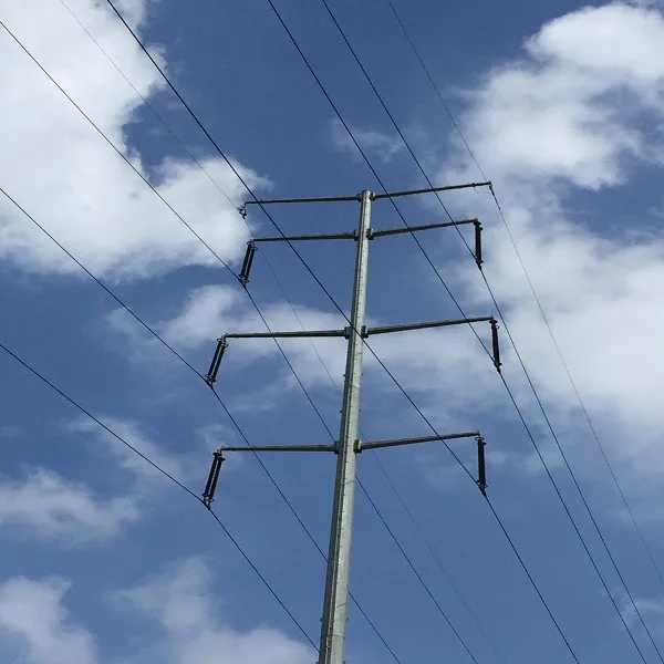 Galvanized Electric Power Steel Poles for Transmission Towers