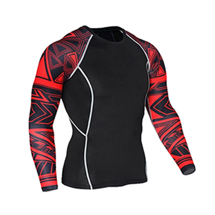 Fight Training Gear Custom Men Rashguard / Customized Design Mma Rash ...